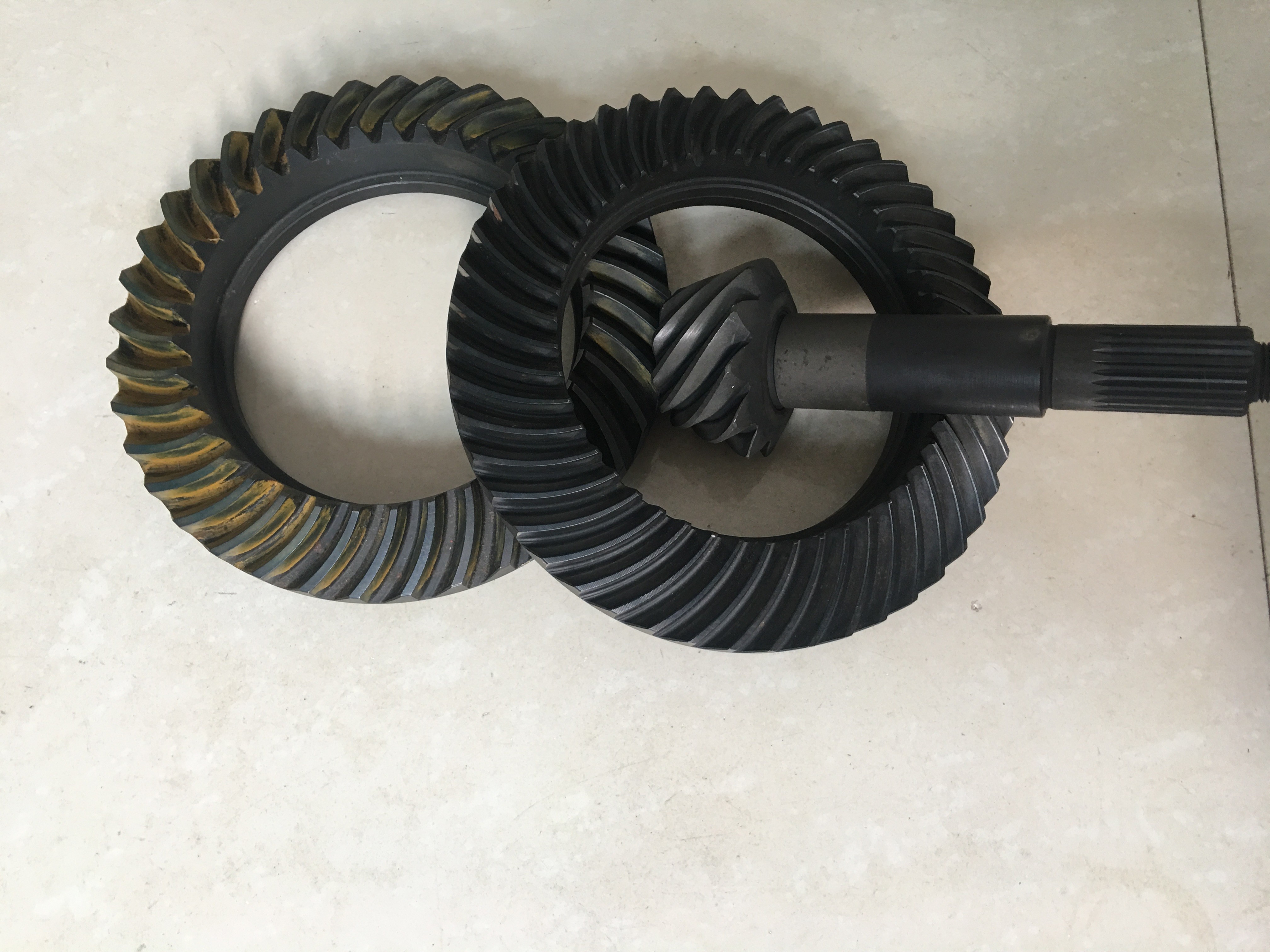 Custom Ring And Pinion Gears , Spiral Crown And Pinion Gear Long Using Life